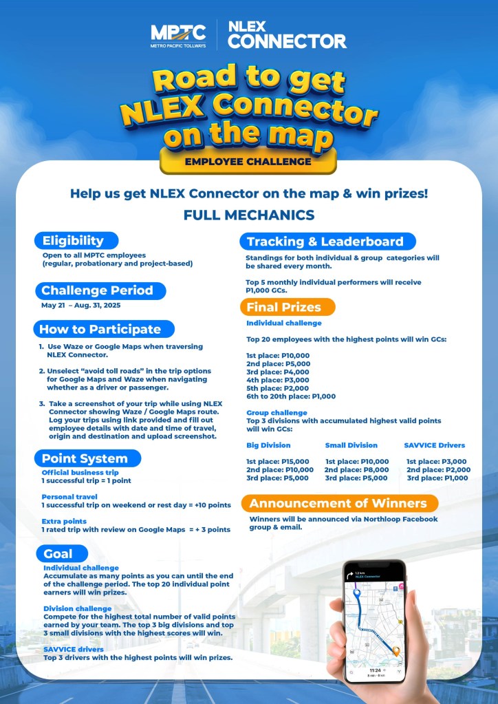 🚨 NLEX Connector Employee Challenge Alert! 🚨 – NLEX Company Newsletter